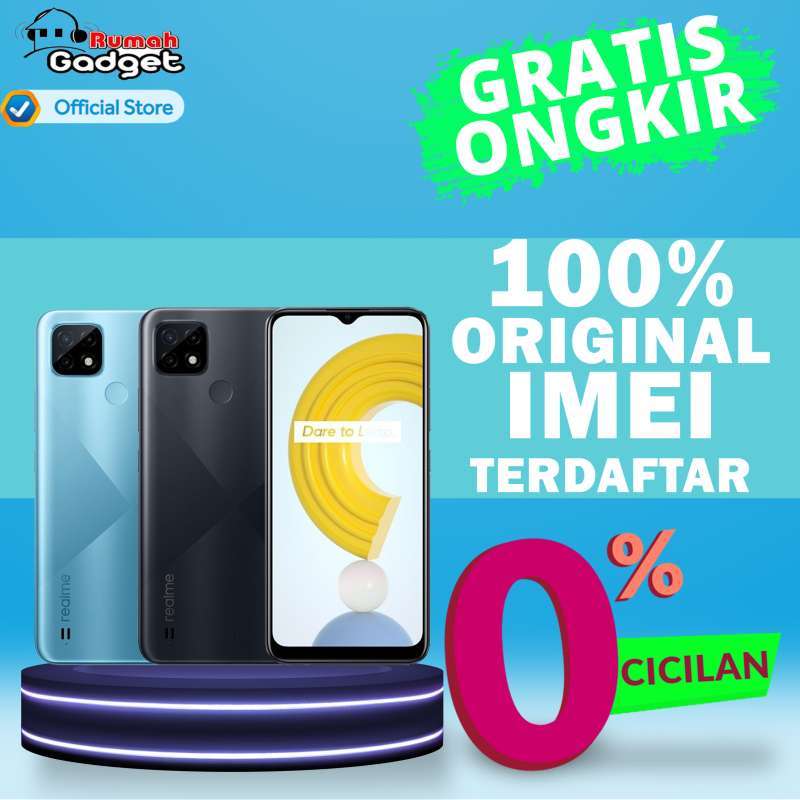 Jual Realme C21 3/32GB Garansi Resmi - Blue di Seller Geek Gadget ...