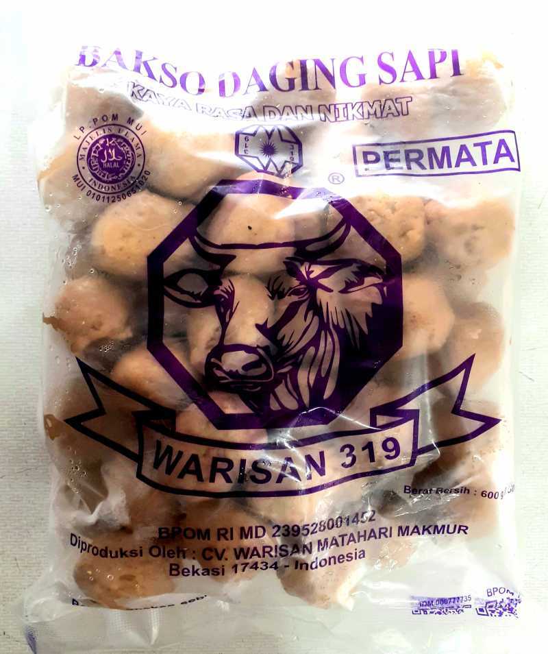 Jual Bakso Sapi Warisan 319 Permata isi 50 di Seller Sumber Harapan ...