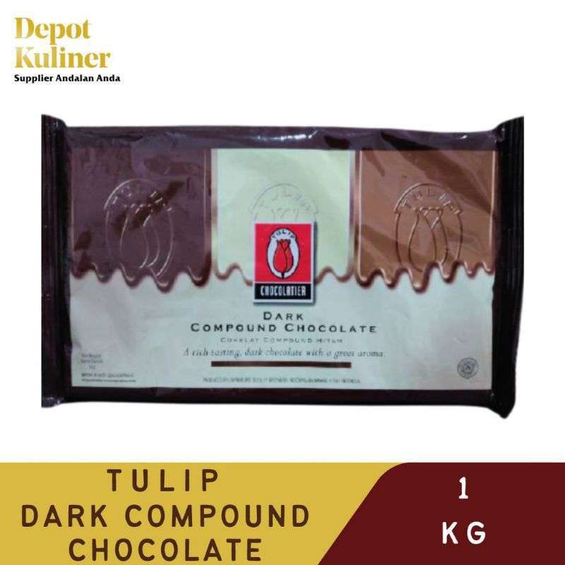 Jual Tulip Dark Compound Chocolate 1KG di Seller Depot Kuliner - Sei ...