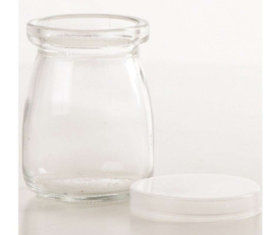 Jual 8 PCS Botol Jar Toples Kaca 100ml (ukuran PENDEK) : TANPA penutup ...