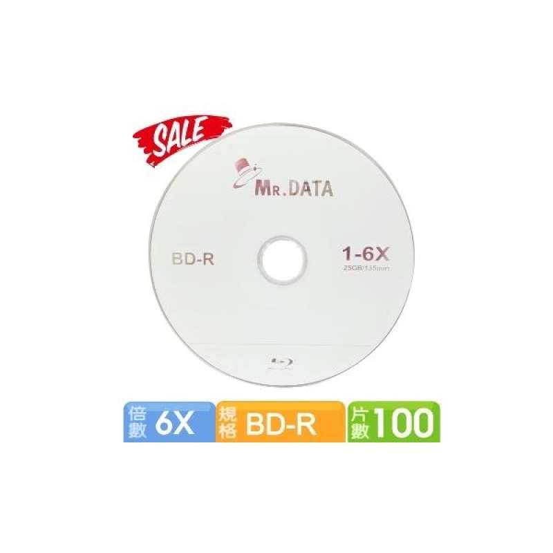Jual (mr.data)mr.data Bd-r 6x 25g 100 Pieces Di Seller Pchomesea ...