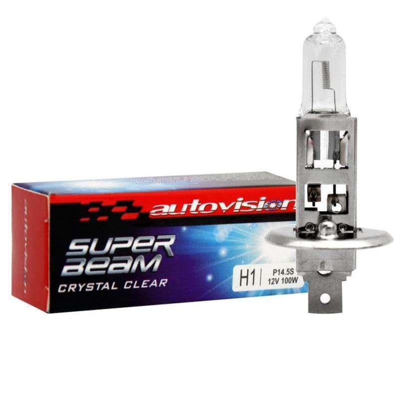 Jual Bohlam Halogen Mobil Autovision Super Beam H1 100W di Seller HS ...