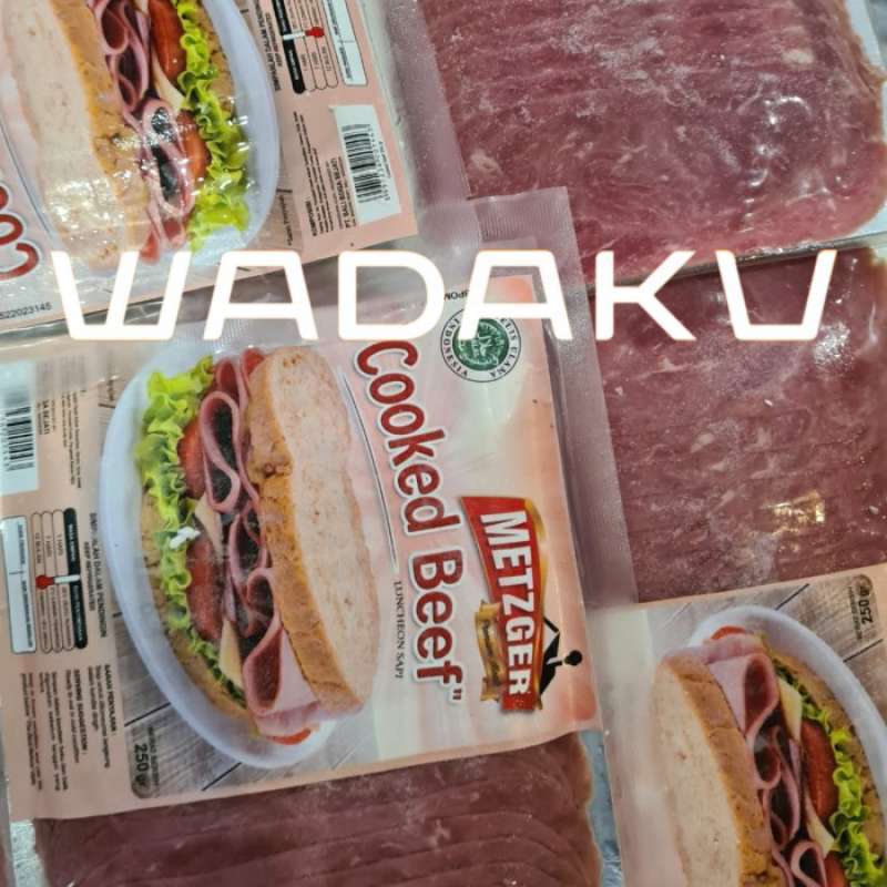 Jual Ham Sapi Metzger Halal Cooked Beef Luncheon 150g Di Seller Wadaku ...