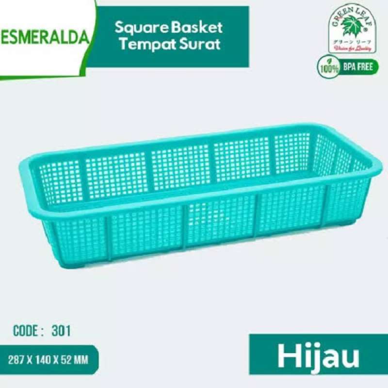 Jual Kotak Surat Green Leaf | Keranjang Green Leaf | Tempat Surat Bon ...