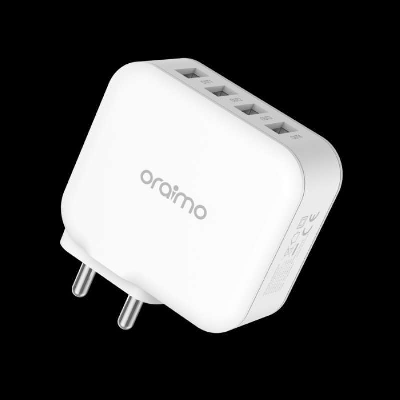 Jual Oraimo Charger Original 4 Usb Port Smart Safe Fast Charging Ocw ...
