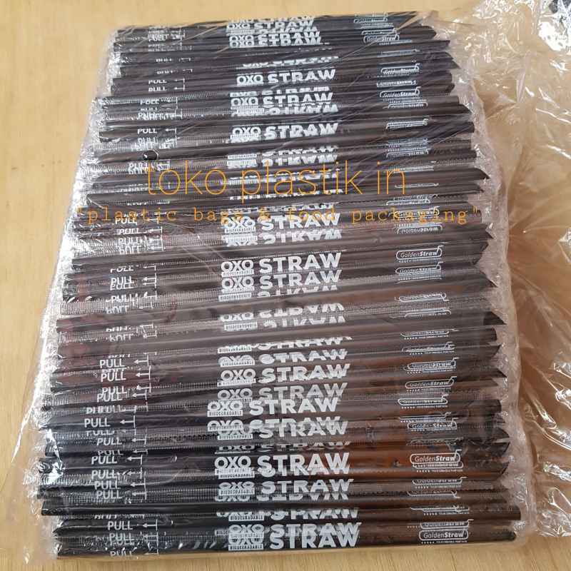 Jual Sedotan Steril Plastik Lancip Hitam Di Seller Toko Plastik In ...