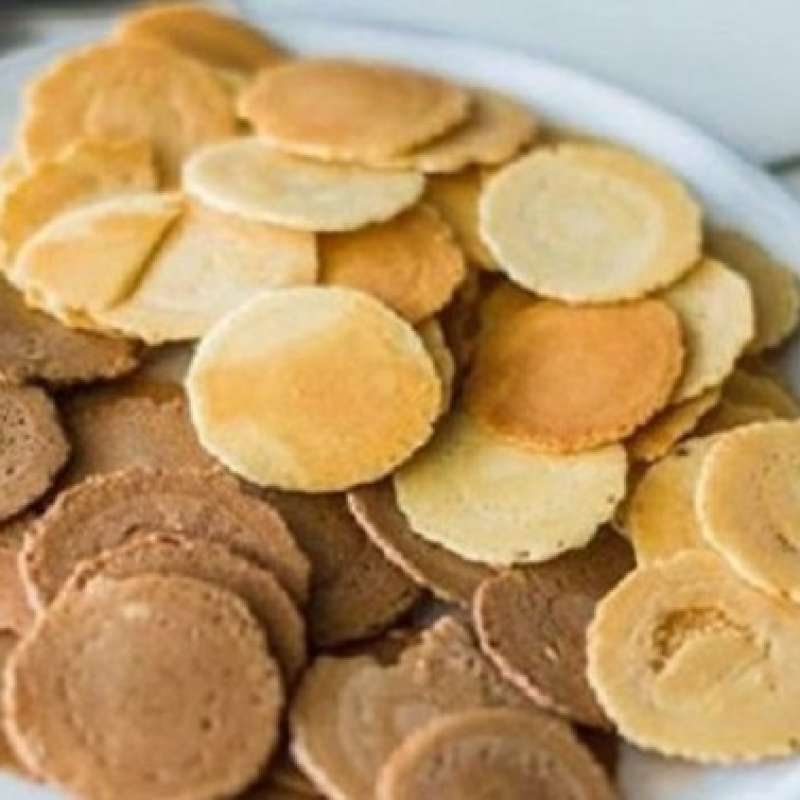 Jual Snack Makanan Ringan Cemilan Jajanan Kue Kering Dollar Rasa Pisang ...