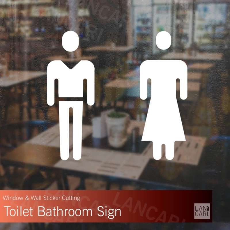 Jual Stiker Cutting Toilet Wc Kamar Mandi Sticker Kayu Besi Dinding ...