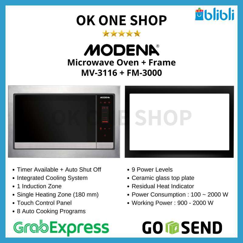 Jual Modena Microwave Oven Destro - Mv 3116 + Built-in Frame - Fm 3000 ...
