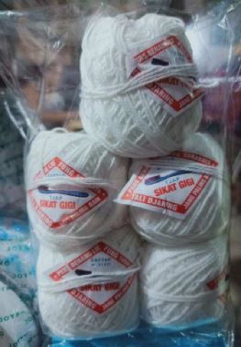 Promo Tali Benang Kasur Bendera merk Tjap Sikat Gigi / Tali rami / wol ...