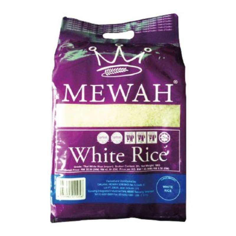 Jual Malaysia Mewah Thai White Rice 5Kg - 3388950 di Seller Youbeli ...