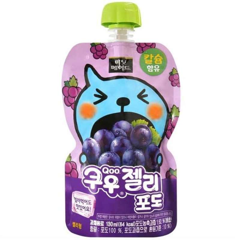 Jual Cocacola Qoo Jelly Drink Convenience Pack-grape Flavor (130ml ...