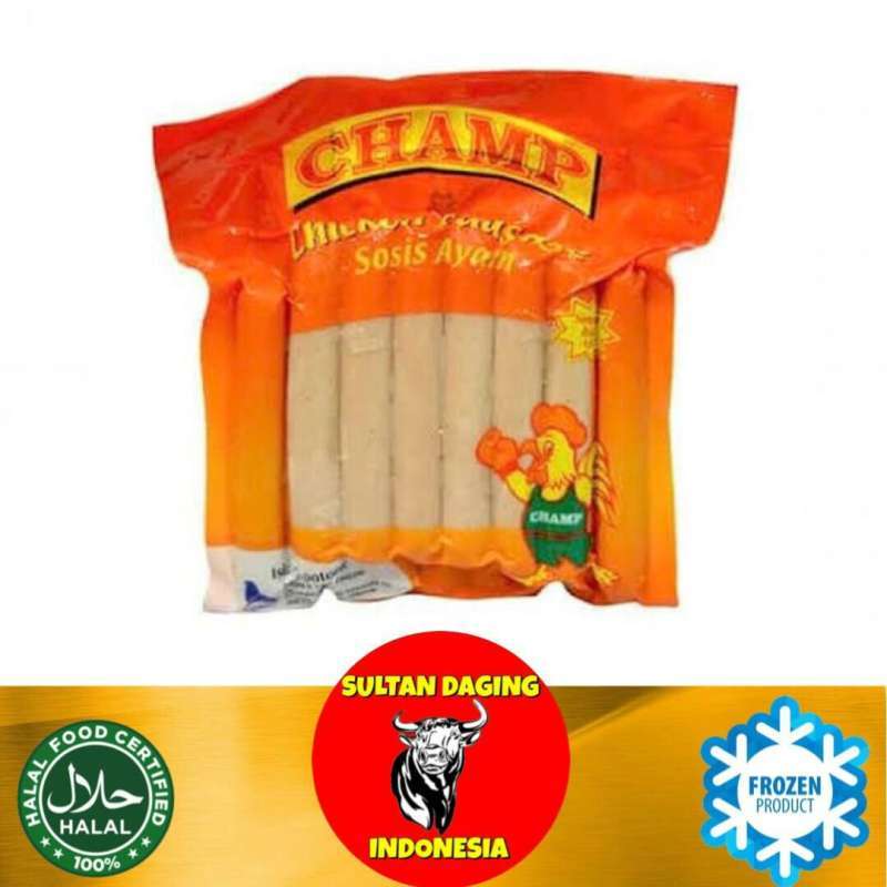 Promo SOSIS AYAM CHAMP ISI 40 PCS 1 KG/ SOSIS/ SOSIS AYAM/ SOSIS 1 KG ...