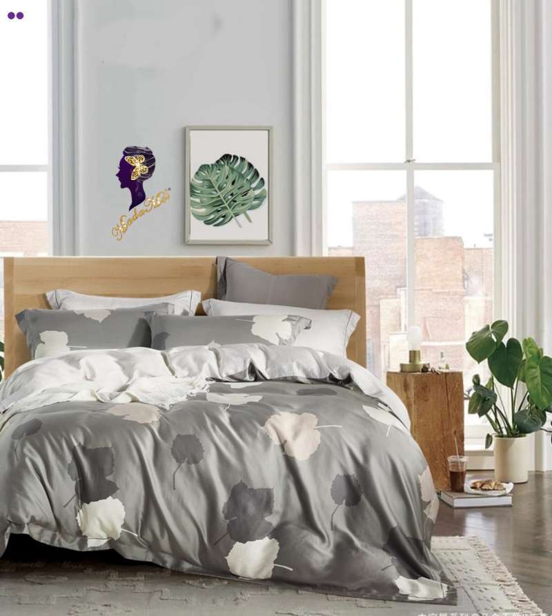 Promo Madamel Tencel + BC Diamond Series Set sprei dan bed cover - Leaf ...