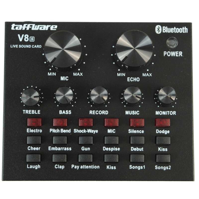 Jual Sound card V8S Bluetooth Mixer SoundCard V8S MIXER Audio USB ...