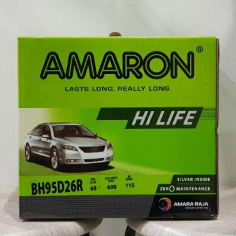 Jual Amaron Aki Mobil Hilife 95D26R 65Ah Garansi 12 Bulan di Seller ...