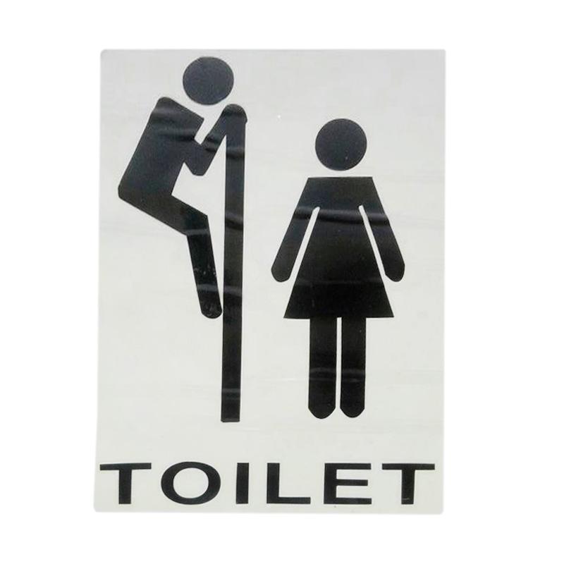 Jual OEM Motif Mengintip Besar Tanda Kamar Mandi Sticker di Seller ...