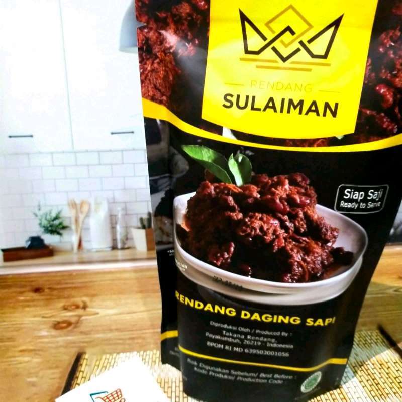 Promo Rendang Sulaiman Rendang Daging Sapi siap makan ready to eat ...