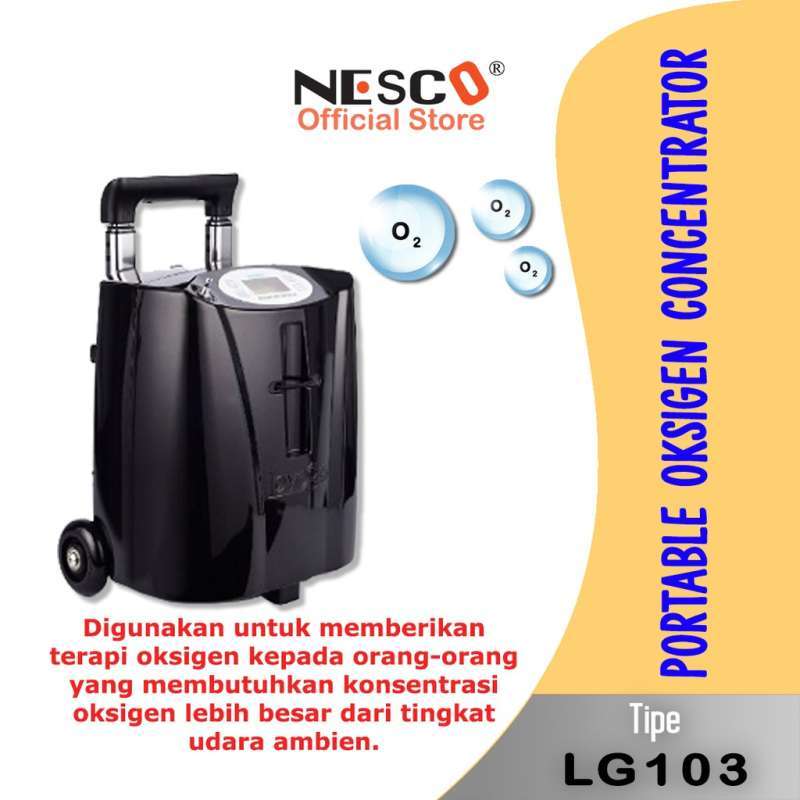 Jual Portable Oksigen Concentrator Lg103 - Mesin Pembuat Oksigen Nesco ...