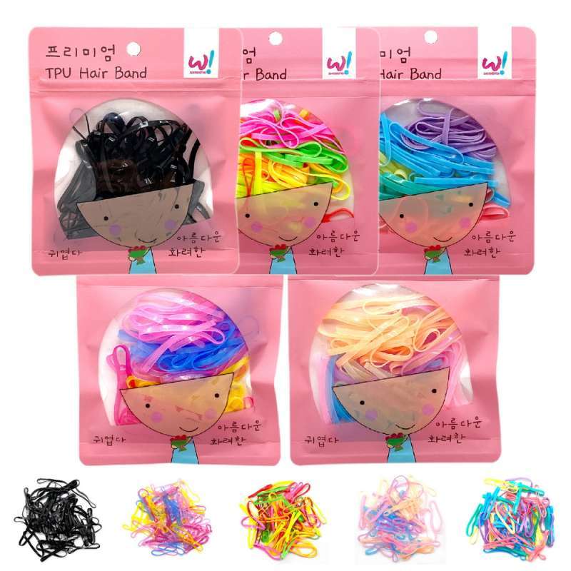 Jual Scoop Ikat Rambut Karet Jepang Premium Besar (1pak) 62440100 ...