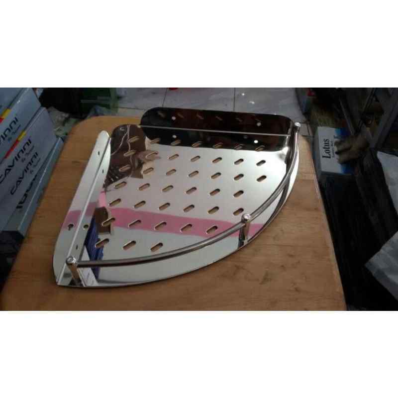 Jual tempat sabun stainless tebal sudut- rak sabun stainless 22cmx22cm ...