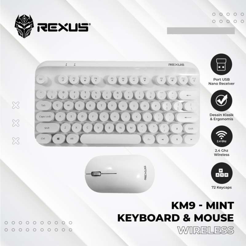 Promo Rexus Keyboard Mouse Wireless Combo KM9 di Seller Uneed Acc Shop ...