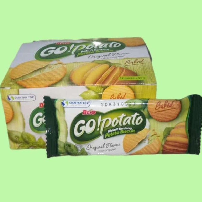 Jual Siantar Top Go Potato Biscuit Kentang 20gr [12 Pcs/box] Di Seller ...