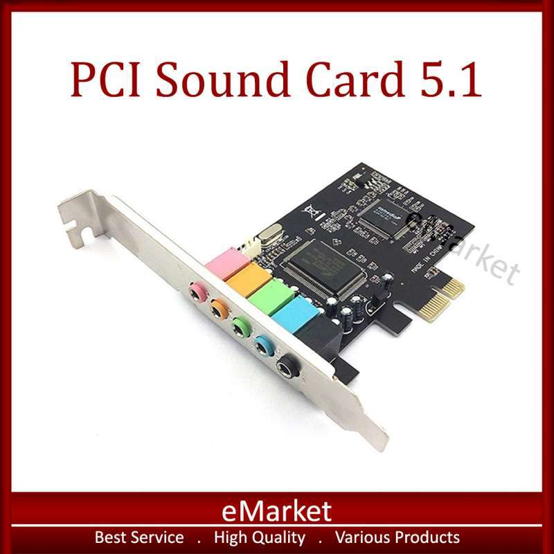 Jual PCI Sound Card 5.1 - PCI-E Express Soundcard PC di Seller emarket ...