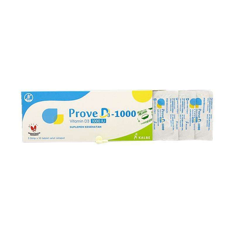 Promo Prove D3 1000 Iu (25 Mcg) Vitamin D Untuk Kesehatan Tulang 1 Box ...