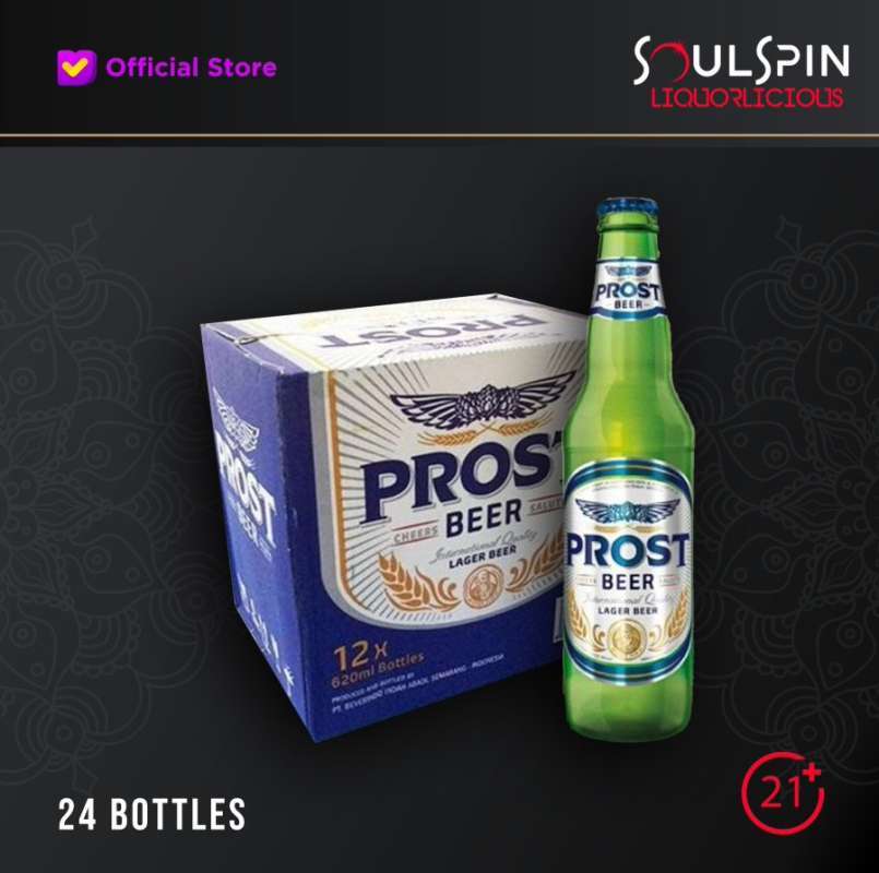 Promo Prost Biru Lager Beer Bir 330ml [ dus 24 botol ] Diskon 2% di ...
