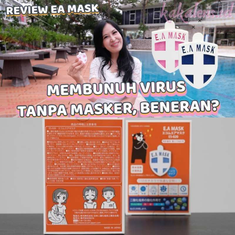 Jual Ea Mask Eamask Ecom Clip On Badge E.a Mask Shield Anti Virus ...
