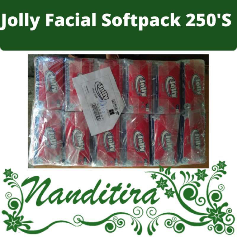 Promo Jolly By PASEO Facial Tissue 250 Sheets/ 2 Ply [1 Ball isi 48 ...