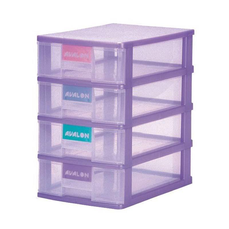 Jual Multindo DW204 Avalon Susun 4 Drawer Box File - Multicolor di ...
