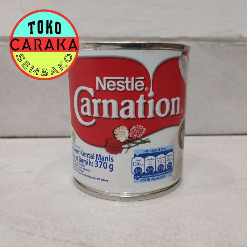 Jual Nestle Carnation Susu Kental Manis 370gr - SKM - Krimer di Seller ...