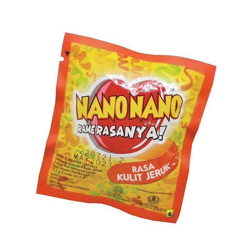 Jual NANO NANO Permen Rasa KULIT JERUK - 1 sachet isi 5 butir di Seller ...