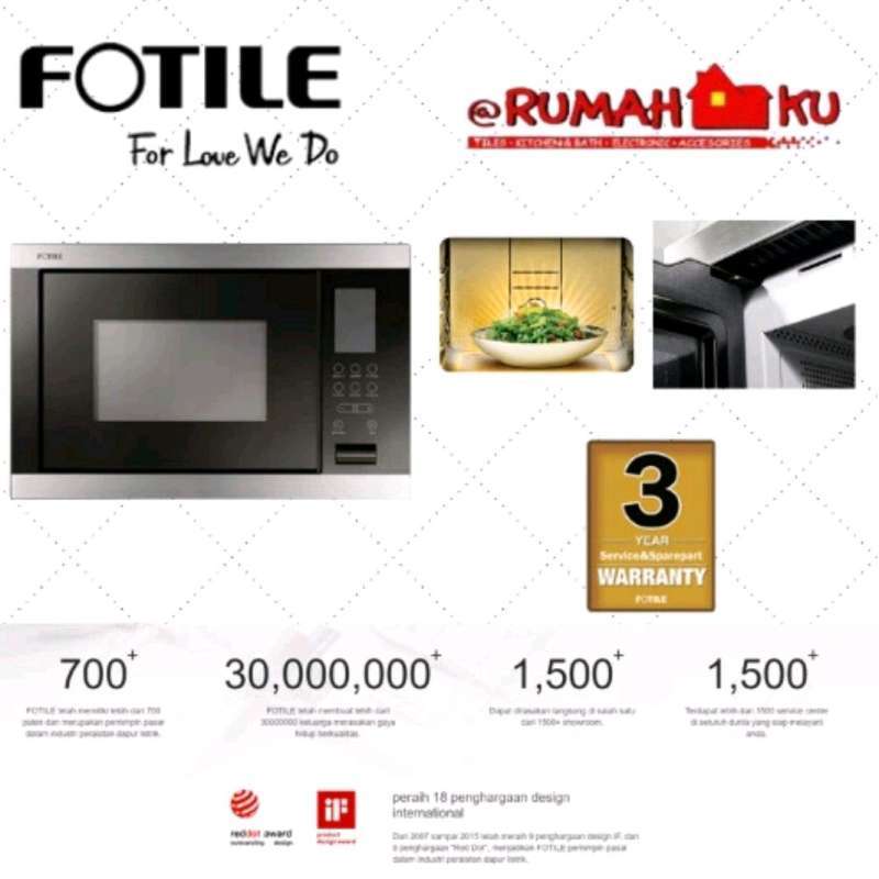 Promo Fotile Microwave Oven Hw25800k-03g Microwave Tanam Hw 25800k 03g ...