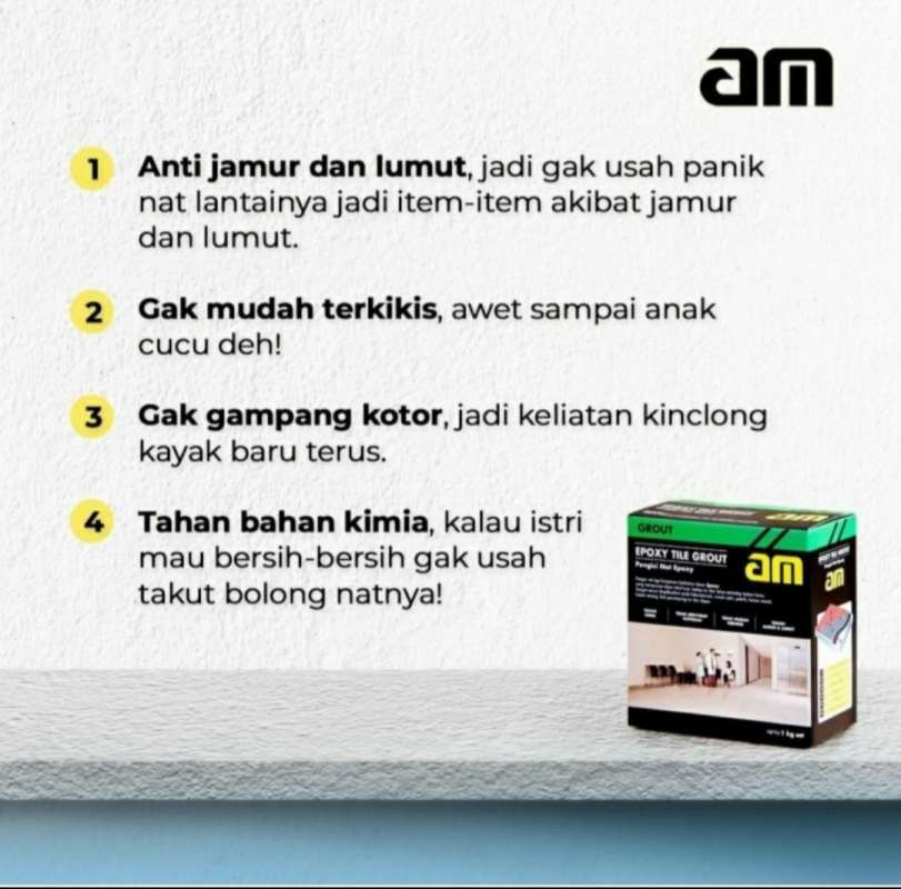 Jual Am 55 Pengisi Nat Epoxy 1kg (black) Di Seller Anto_onlinee ...
