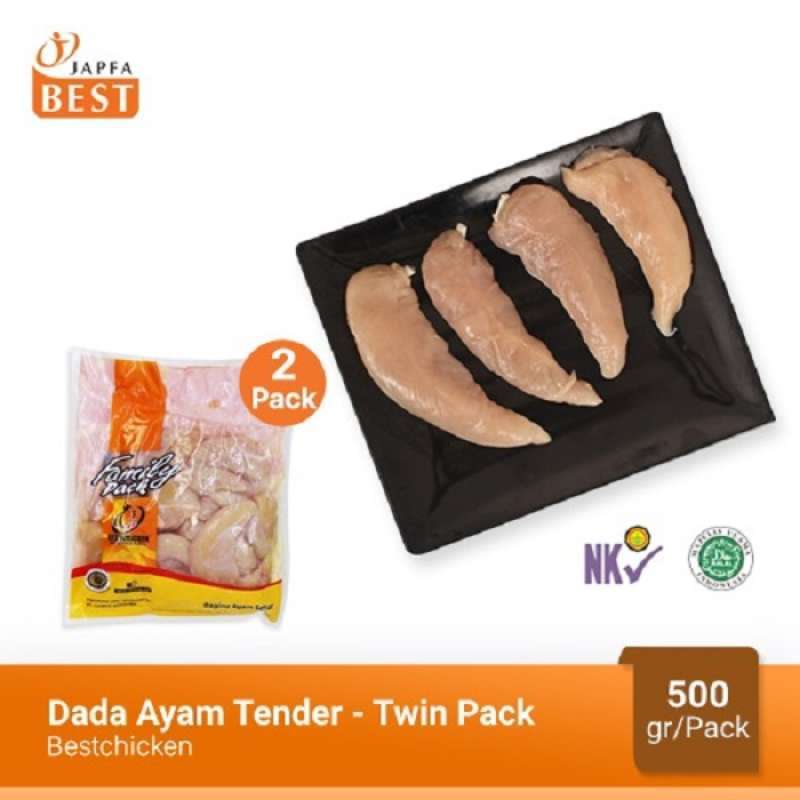 Jual Dada Ayam Tender / Dada Ayam Fillet Bagian Has Dalam 500 gr - Twin ...