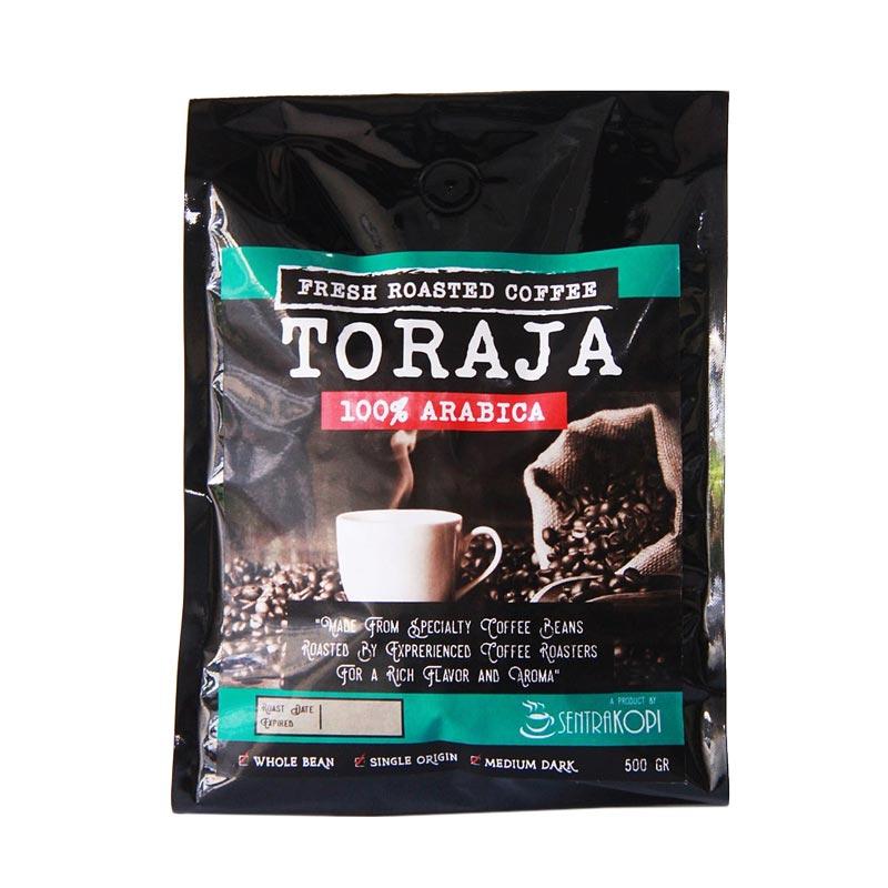 Promo Sentra Kopi Arabika Toraja Whole Bean Coffee Biji Kopi [500 G ...