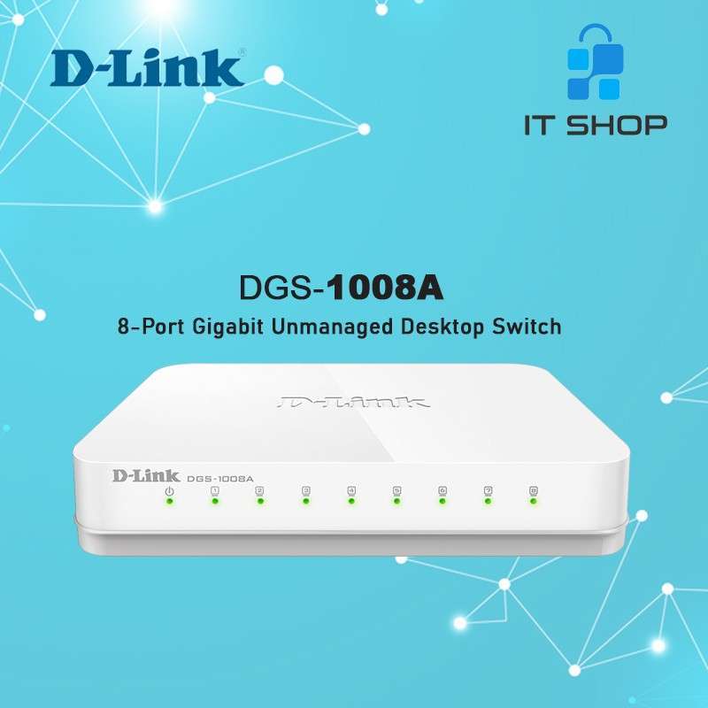 Jual D-link Dgs-1008a Gigabit 8 Port Switch Hub Di Seller It Shop ...