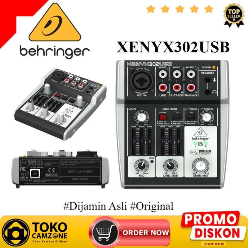 Behringer Xenyx 302usb Usb Mixer