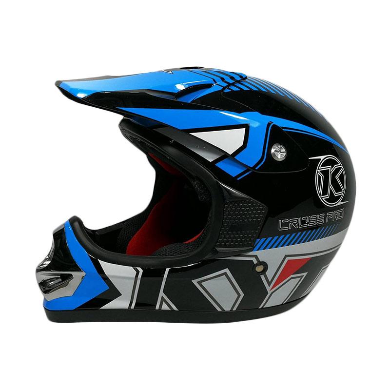 Jual Kyt Pro #9 Helm Motocross - Black Blue Di Seller C4mille ...