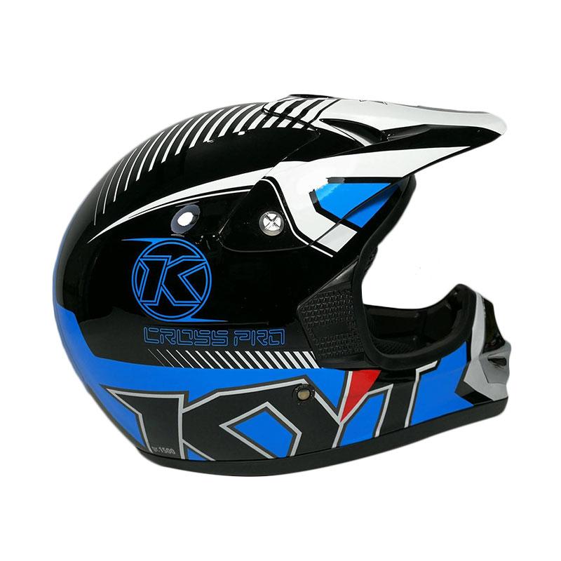 Jual Kyt Pro #9 Helm Motocross - Black Blue Di Seller C4mille ...