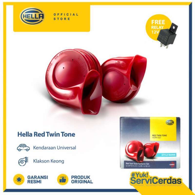 Promo Hella Red Twin Tone Horn Set Diskon 15% di Seller Hella Indonesia ...