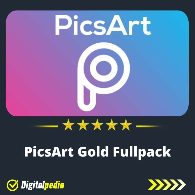 Jual PicsArt Gold Fullpack Premium Lifetime PRO VIP Tanpa Iklan Android ...