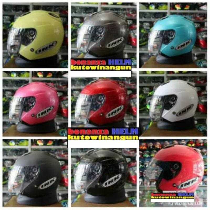 Jual Helm INK Centro Jet Solid Ori Original SNI Dot - Light Blue L di ...