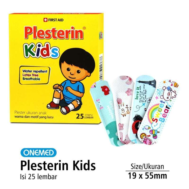 Jual ♏ Onemed Plesterin Kid Kids Plester Luka Anak Box Isi 25 Pcs Di ...
