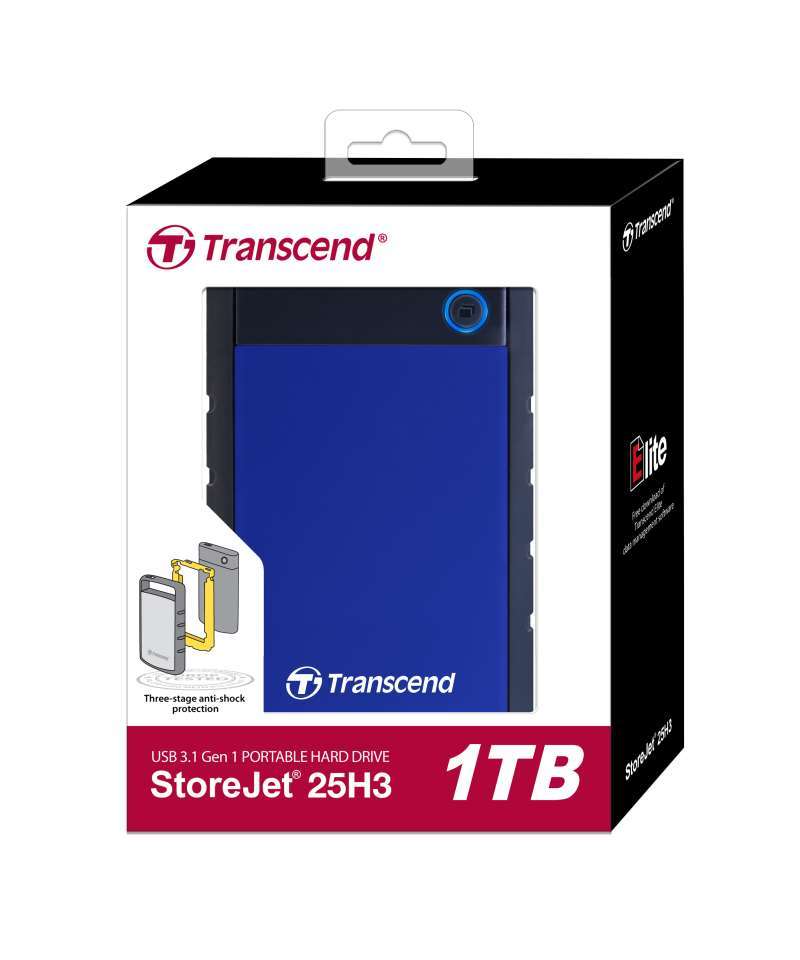 Promo Transcend External Hdd Storejet 25h3 [1tb] Diskon 1% Di Seller ...