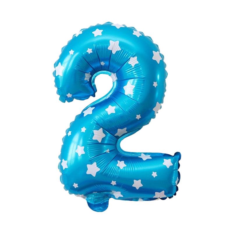 Jual Johnboss Angka 2 Balon Foil - Biru Di Seller Happy Fun Olshop ...