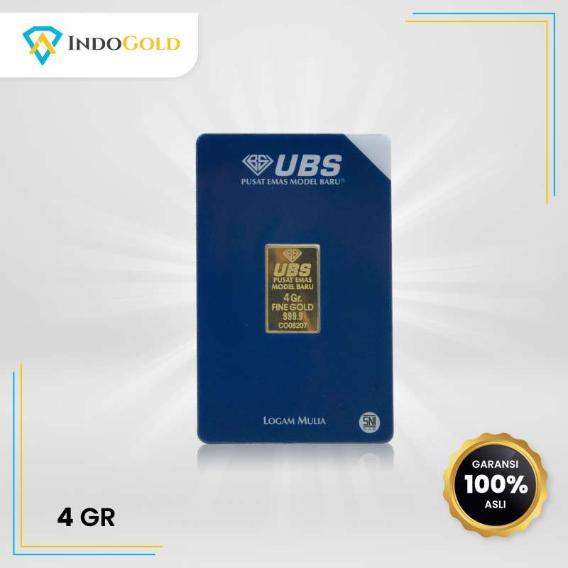 Promo UBS Emas Logam Mulia [4 g] Diskon 17% di Seller IndoGold ...